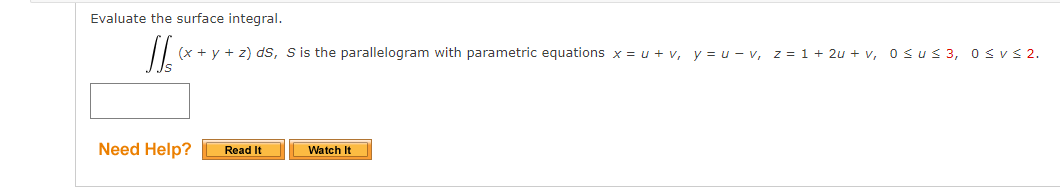 Solved Evaluate The Surface Integral Sle X Y 2 Ds S