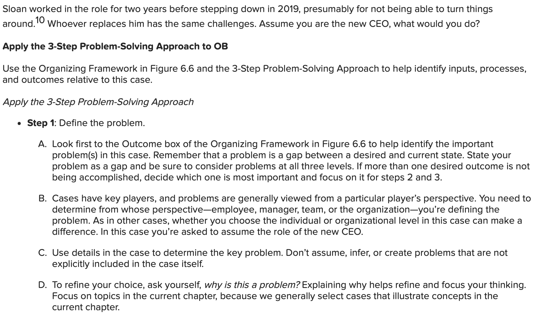 Solved Problem-Solving Application CaseIncentives Gone | Chegg.com