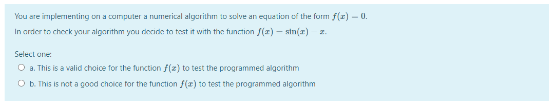 Solved You are implementing on a computer a numerical | Chegg.com