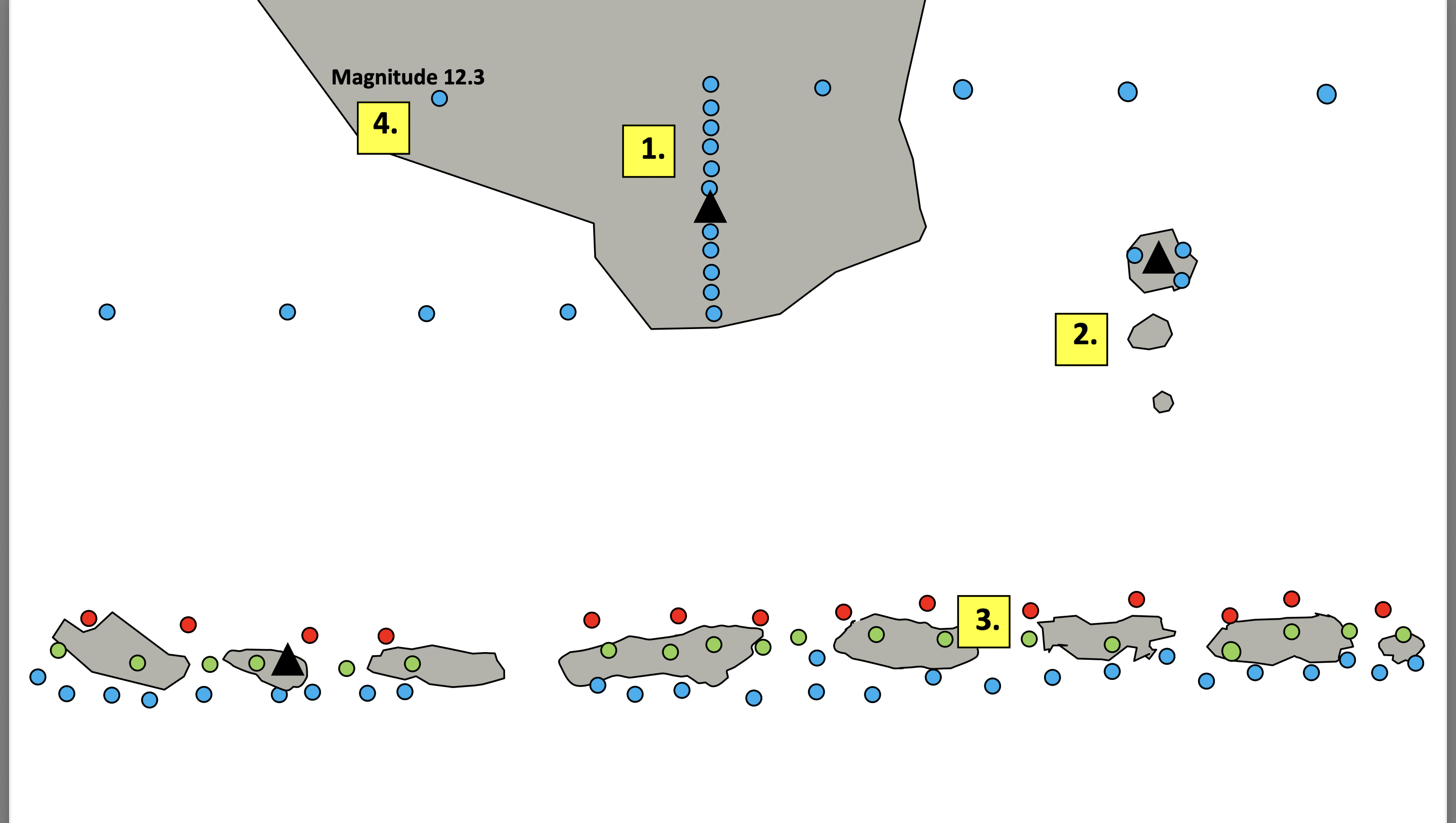 Solved The feature marked ‘’1”’ on the Tralfamadore map | Chegg.com