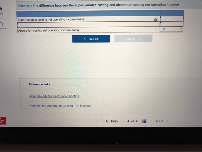 Solved Problem 6A-5 Super-Variable Costing, Variable | Chegg.com