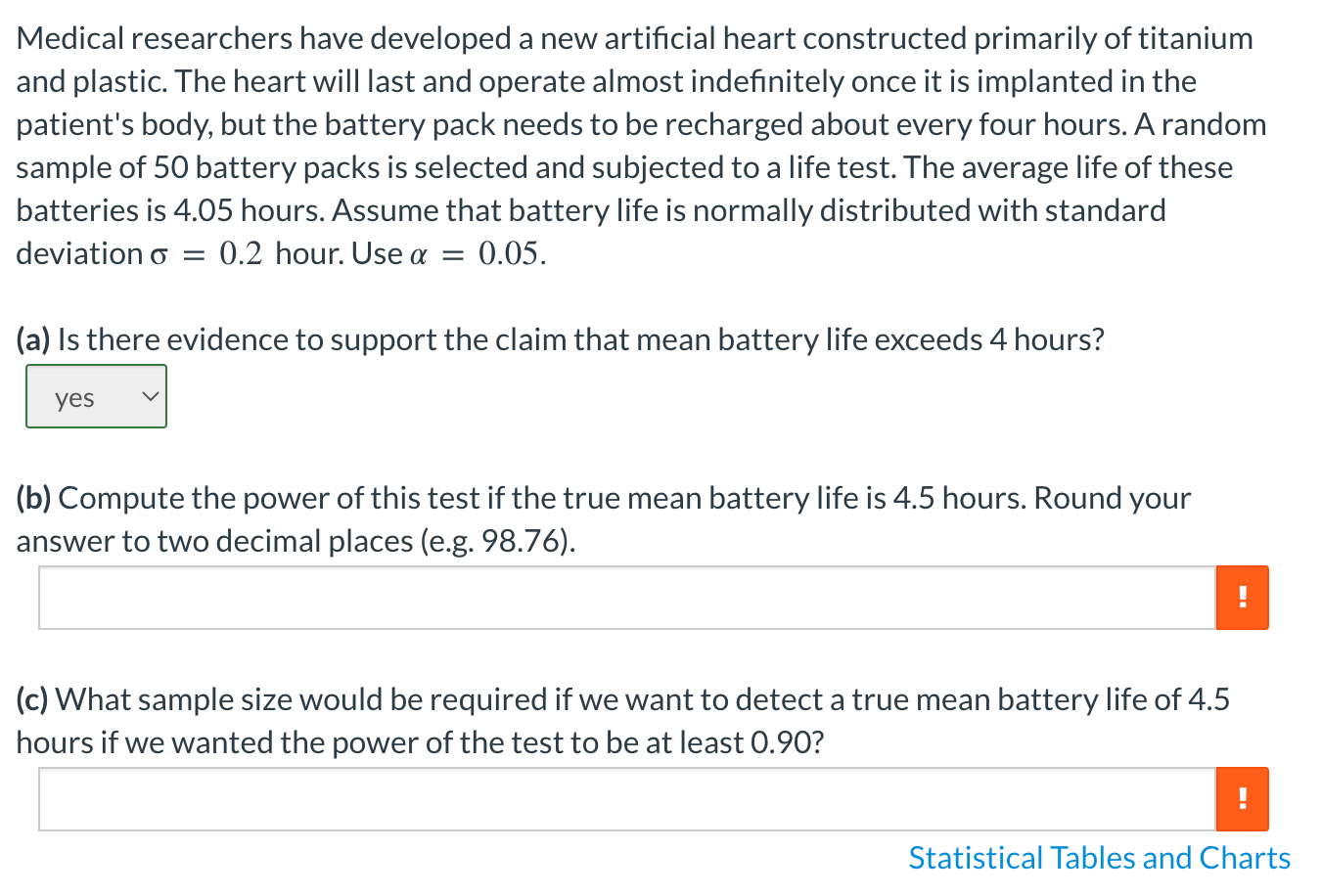 Solved Medical researchers have developed a new artificial | Chegg.com