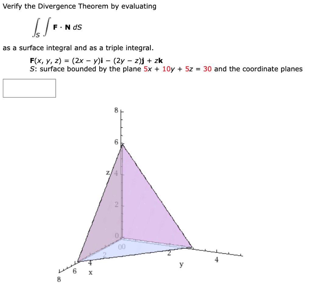 Solved Verify the Divergence Theorem by evaluating JE-nas | Chegg.com