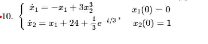 Solved In Problems 1 through 10, the mathematical model of a | Chegg.com