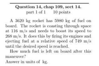 Solved Question 14, chap 109, sect 14 part 1 of 1 10 points | Chegg.com