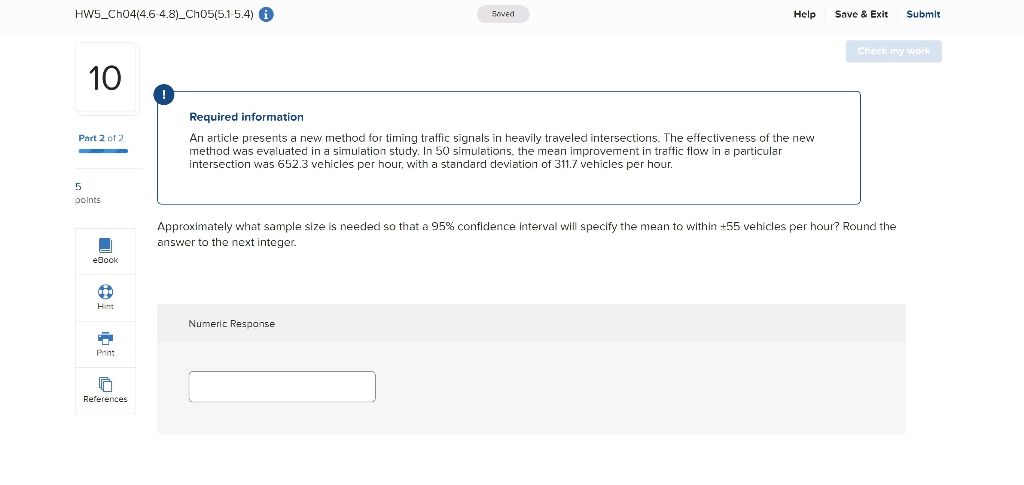 Solved HW5_Cho4[4.6-4.8)_Ch05(5.1-5.4) Saved Help Save & | Chegg.com