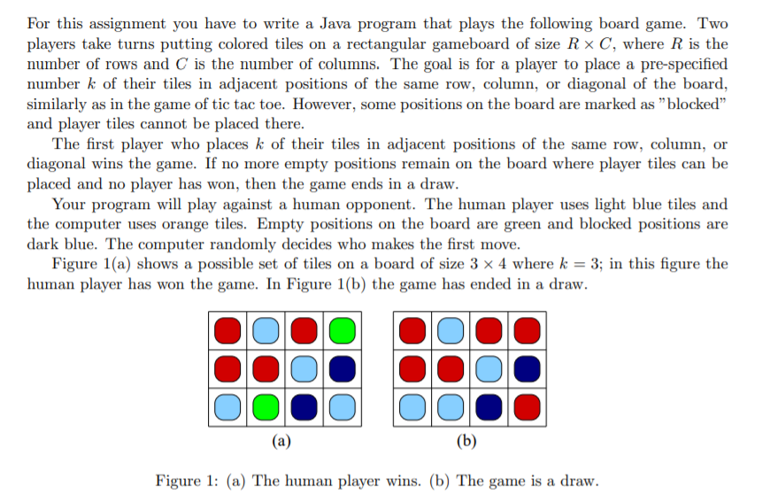 Solved For this assignment you have to write a Java program | Chegg.com