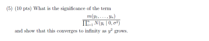 Solved Consider the Bayesian linear model | Chegg.com