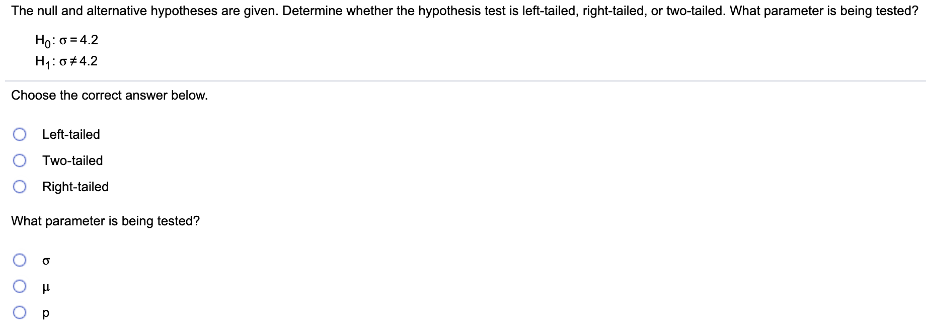Solved The null and alternative hypotheses are given. | Chegg.com