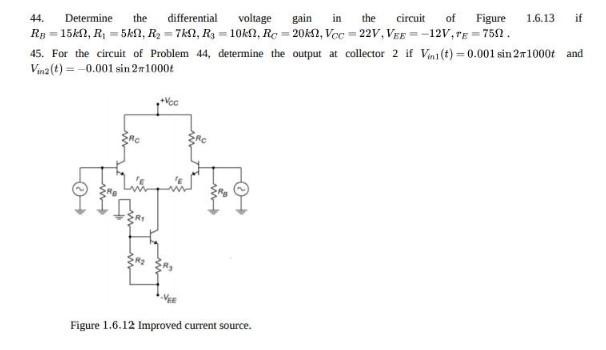 Solved Please use figure below for both 44 and 45. please | Chegg.com