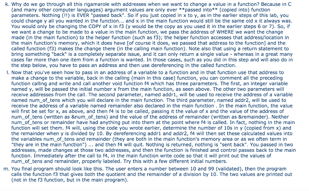 Solved Exercise #1: Write a C program that contains the | Chegg.com