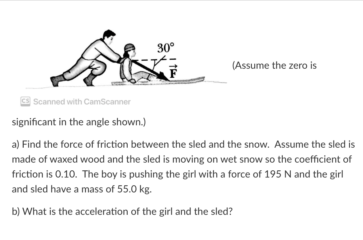 [Solved]: help significant in the angle shown.) a) Fi