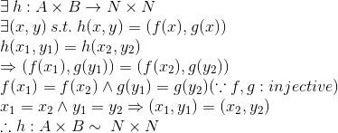 Solved If A and B are denumerable sets, then so is AXB. | Chegg.com