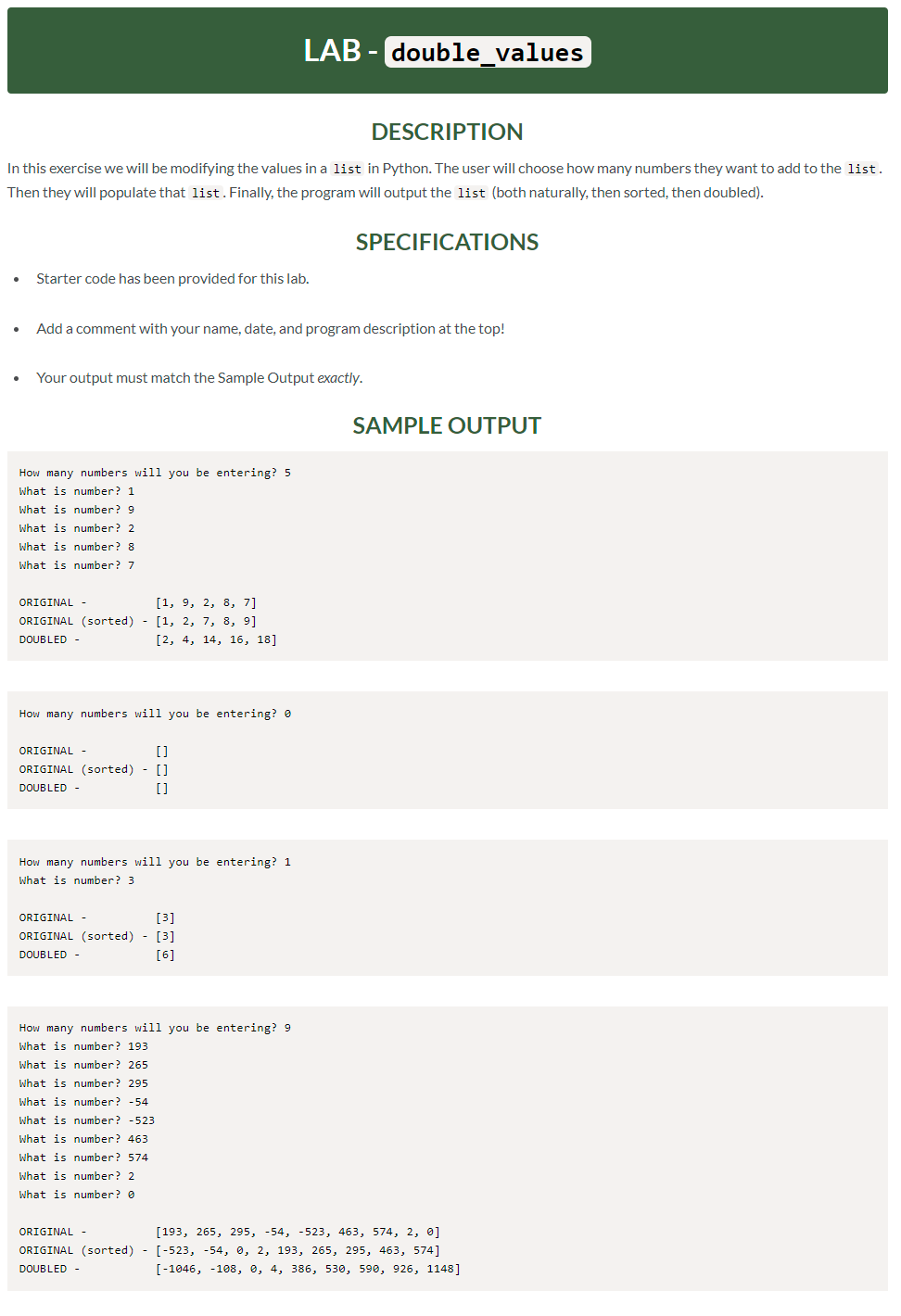 Solved DESCRIPTION In this exercise we will be modifying the | Chegg.com