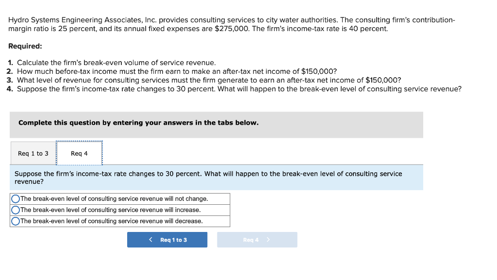 Solved Hydro Systems Engineering Associates, Inc. provides | Chegg.com