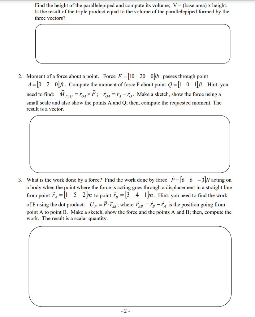 Solved Dot Product and Cross product. MATLAB has the | Chegg.com
