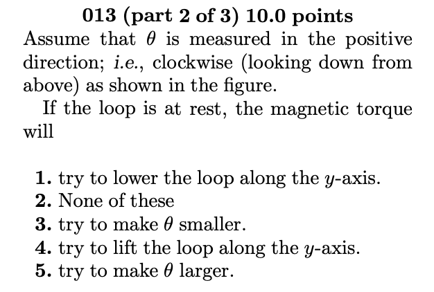 Solved 012 (part 1 of 3 ) 10.0 points A rectangular loop | Chegg.com