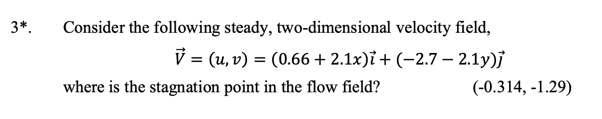 Solved Consider the following steady, two-dimensional | Chegg.com