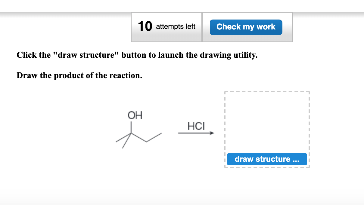 Solved 10 attempts left Check my work Click the "draw | Chegg.com