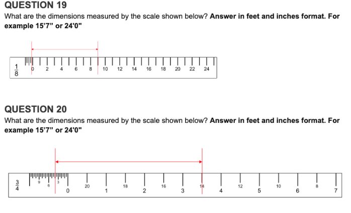 Solved I need help figuring out how to measure this scale | Chegg.com