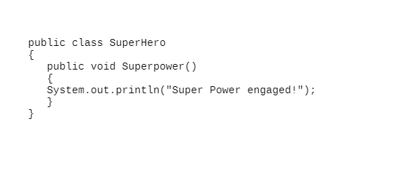 Solved Convert the Java implementation of the Avengers | Chegg.com