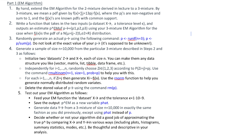 Then the complete-data likelihood and log-likelihood | Chegg.com