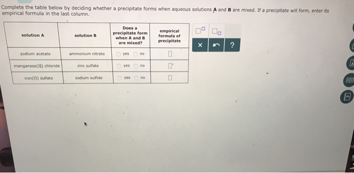 Solved Complete the table below by deciding whether a | Chegg.com