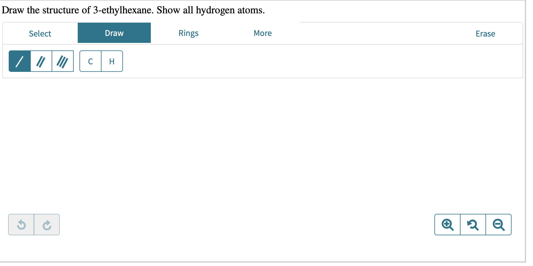 Solved Draw the structure of 3-ethylhexane. Show all | Chegg.com