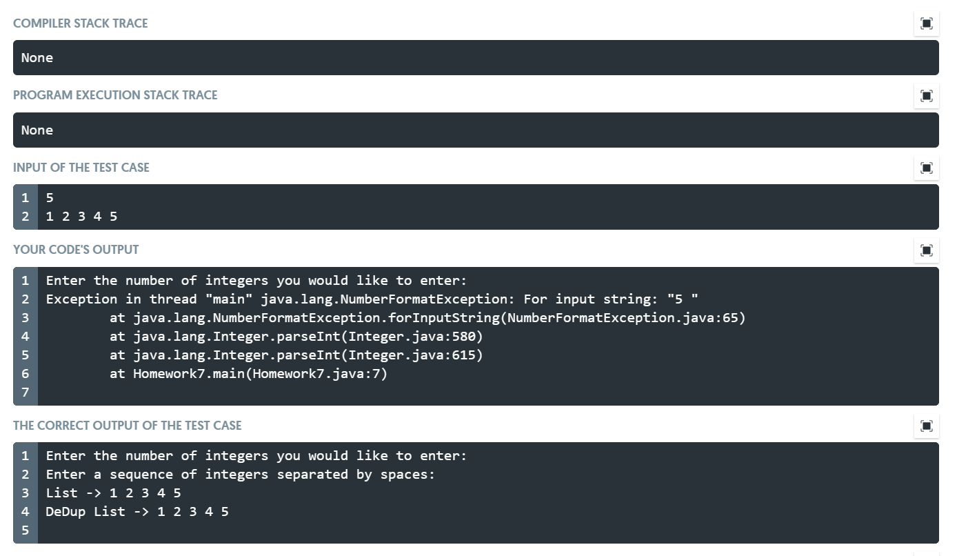 Solved DeDup Write a program that does the following: 1. | Chegg.com