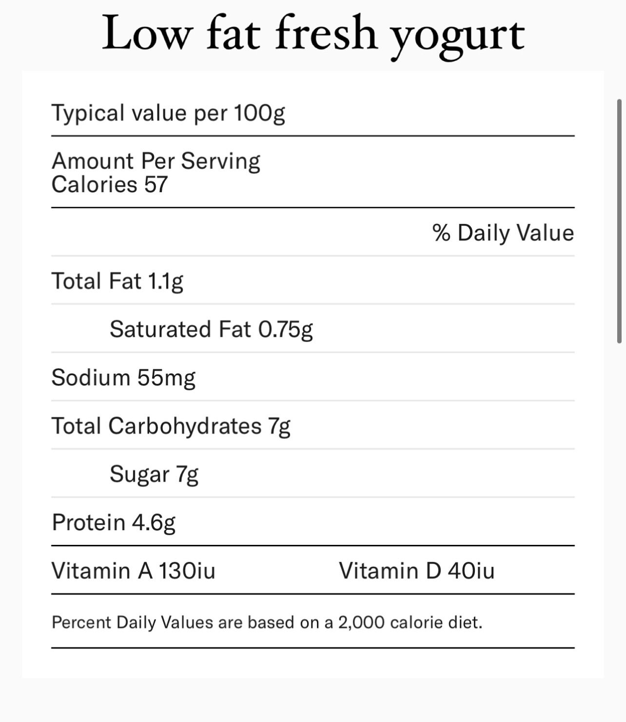 Solved After comparing the food labels of both products, | Chegg.com