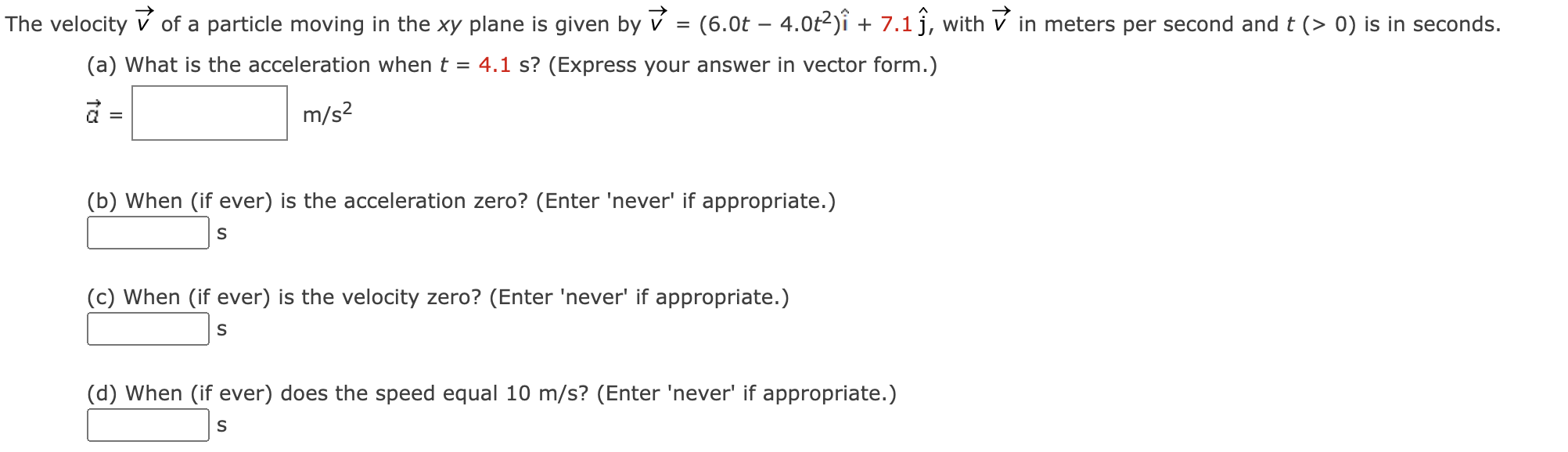 Solved electron's position is given by | Chegg.com