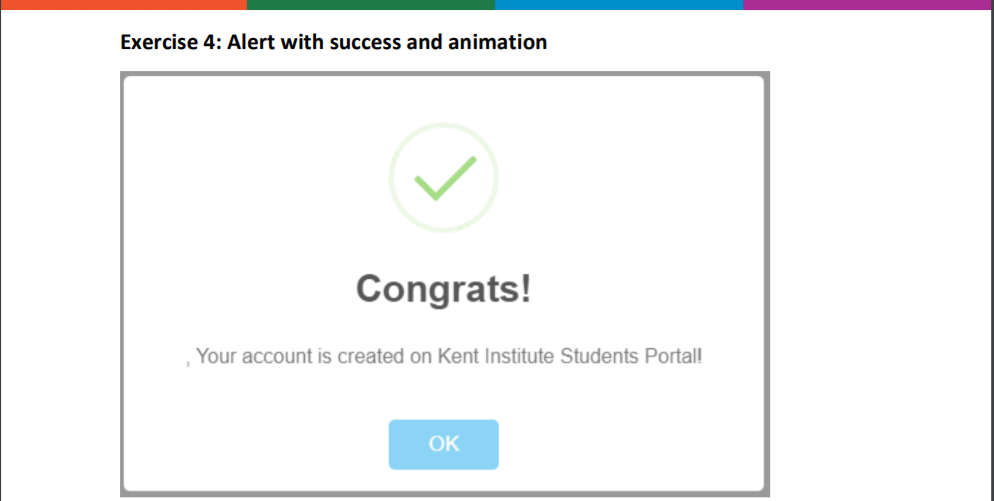 Solved Exercise 1: Create and trigger simple alert: Click | Chegg.com