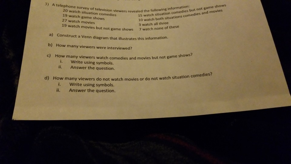 Solved Math 107 Name Project #1 wer that mos Read all | Chegg.com