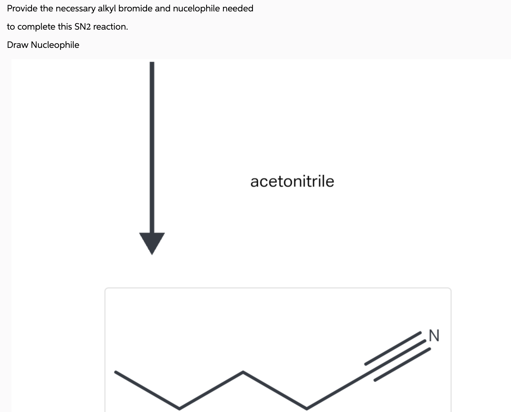 Solved Provide the necessary alkyl bromide and nucelophile | Chegg.com