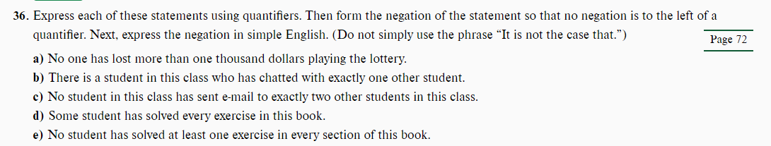 32. Express each of these statements using | Chegg.com