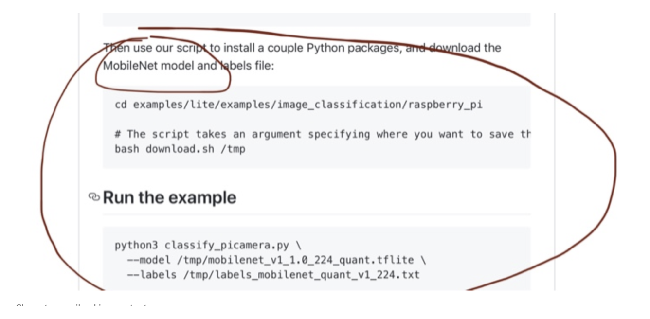 in python 3. im using a rasperry pi and tensor flow | Chegg.com