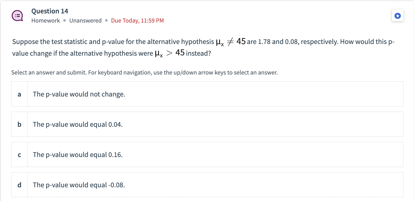 Solved Homework • Unanswered • Due Today, 11:59 PM Suppose | Chegg.com