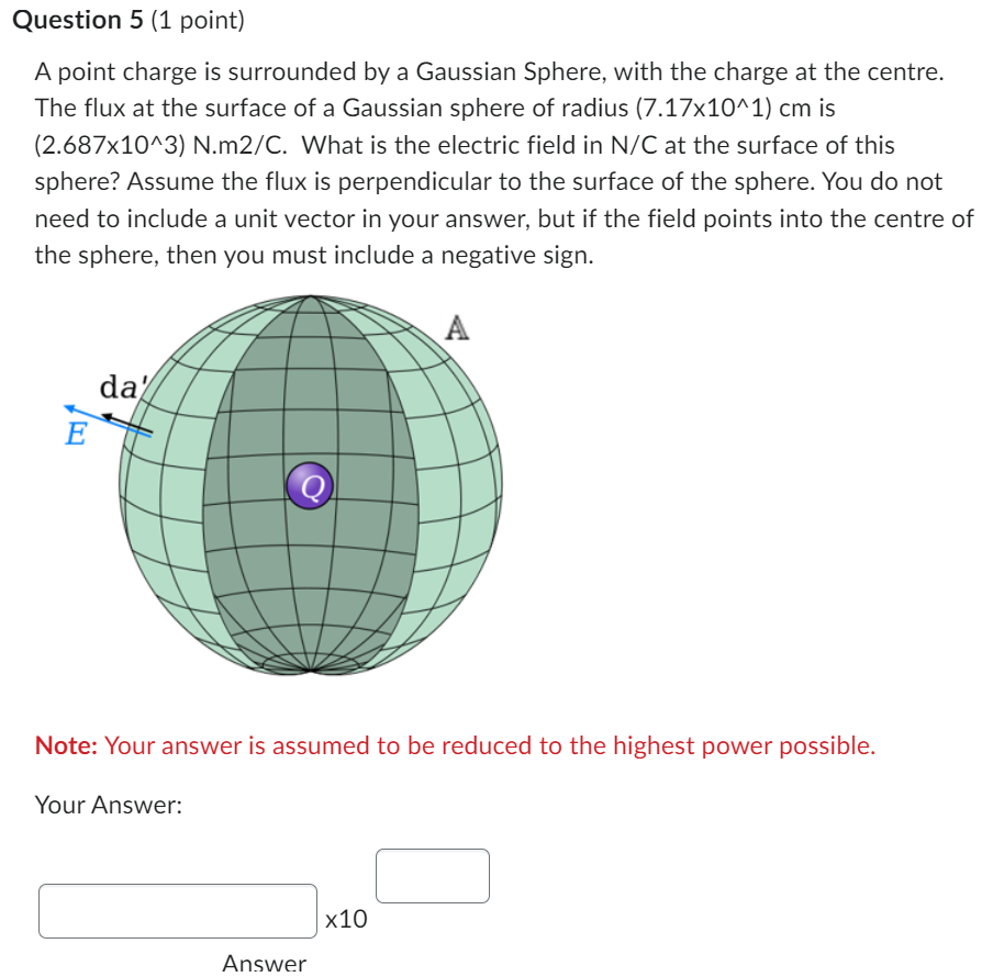 Solved A point charge is surrounded by a Gaussian Sphere, | Chegg.com