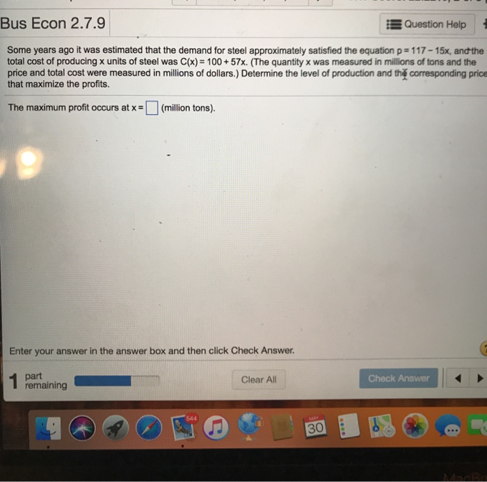 Solved Bus Econ 2 7 9 Question Help Some Years Ago It Was