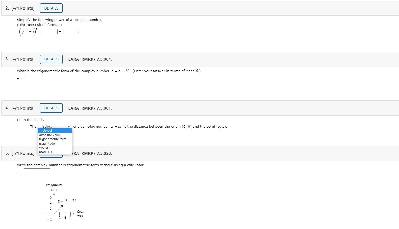 Solved 2. [-/1 Points] DETAILS Simplify the following power | Chegg.com