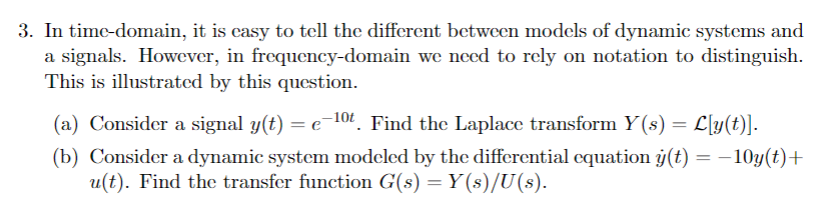 Solved 3. In time-domain, it is easy to tell the different | Chegg.com