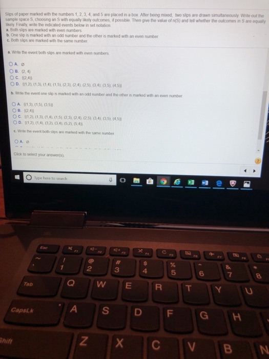 Solved Slips of paper marked with the numbers 1, 2, 3, 4, | Chegg.com