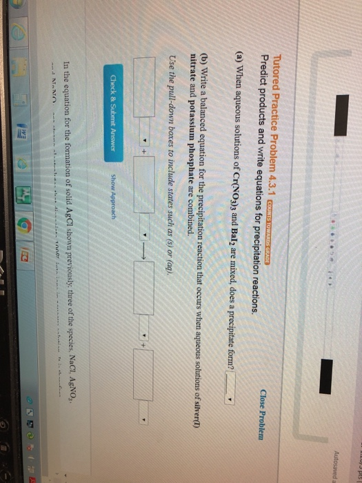 Solved Tutored Practice Problem 4.3.1 Predict products and | Chegg.com