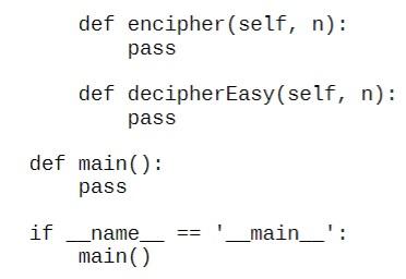 Solved encipher (n) takes as input some non-negative number | Chegg.com