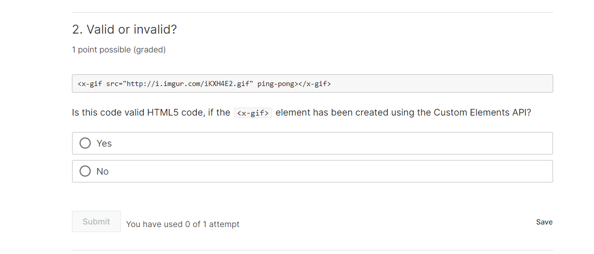 Solved Valid or invalid?1 ﻿point possible (graded)〈x-gif | Chegg.com