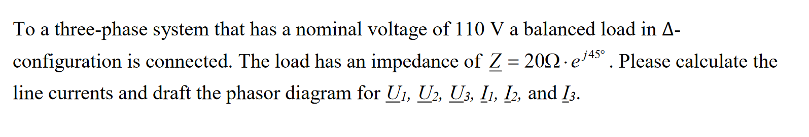 Solved To a three-phase system that has a nominal voltage of | Chegg.com