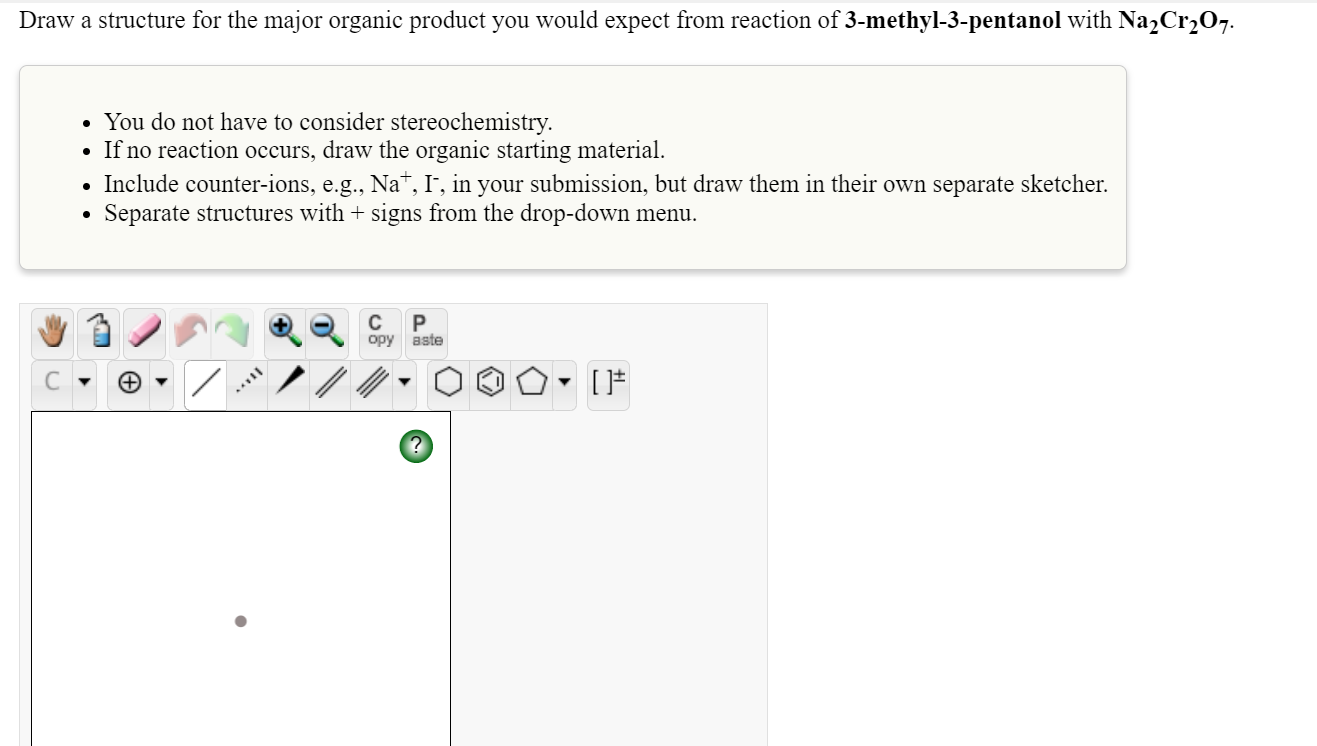 Solved Draw a structure for the major organic product you | Chegg.com
