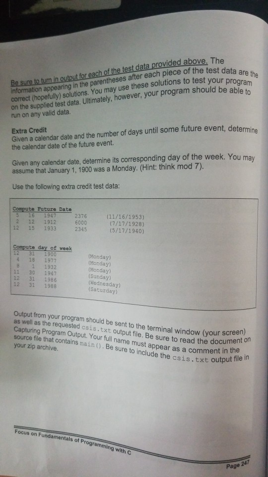 Solved Date Lab This assignment will focus on the use of | Chegg.com