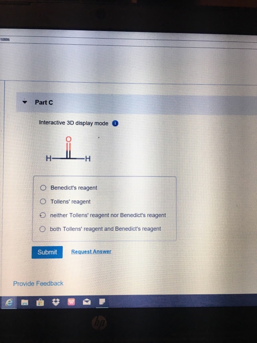 Solved Part A Interactive 3D display mode H3C O both | Chegg.com