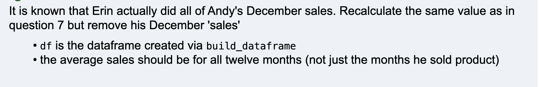 Solved It is known that Erin actually did all of Andy's | Chegg.com